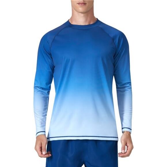 Shirts | Kpsun Mens Swim Shirts Upf 5 Rash Guard Long Sleeve Sun Uv ...